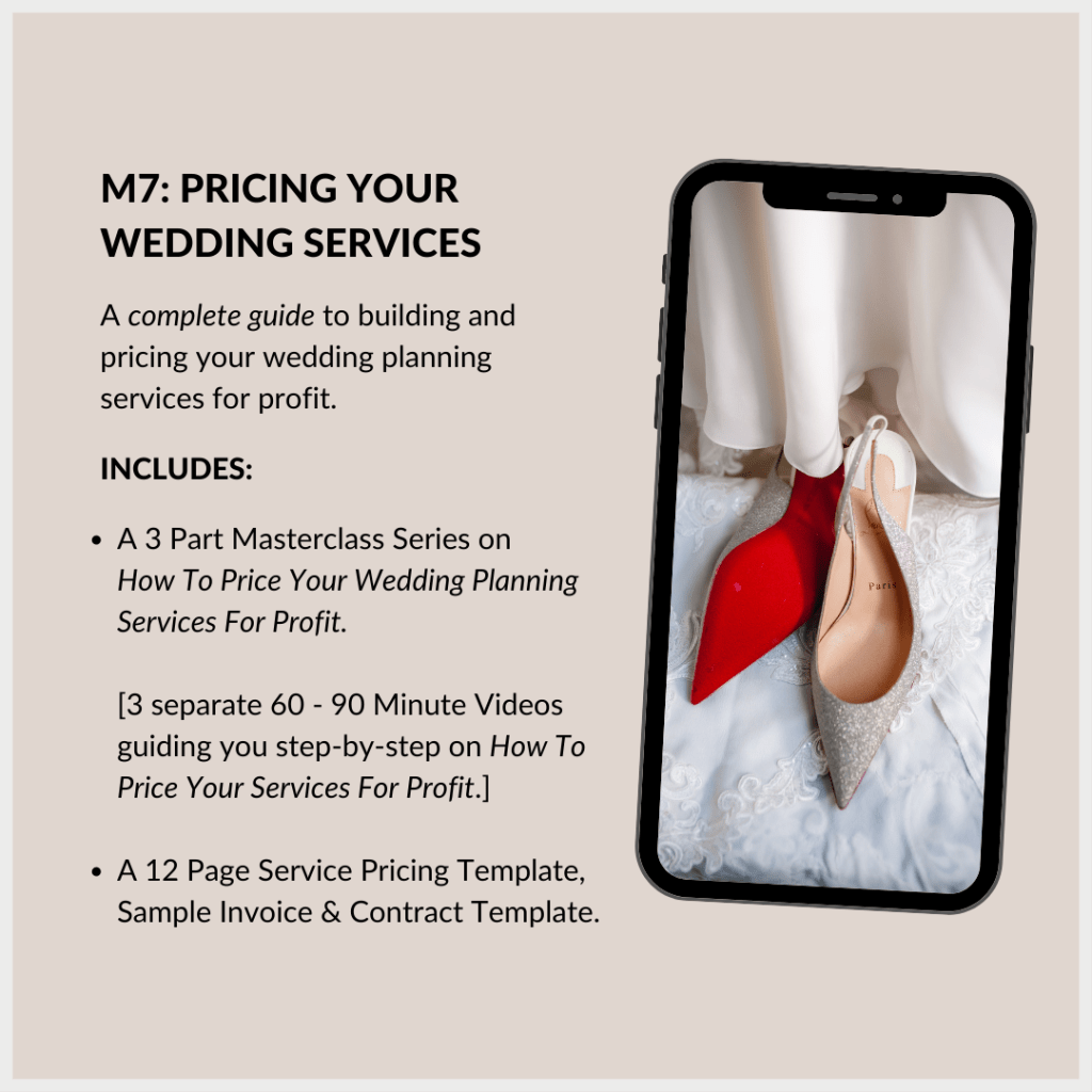 THE ART & BUSINESS OF WEDDING PLANNING ONLINE COURSE | CYCLE 31 ...